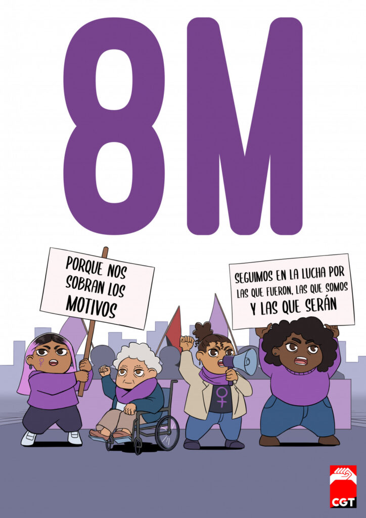 8M – Día Internacional de la Mujer 2023 | CGT País Valencià i Múrcia